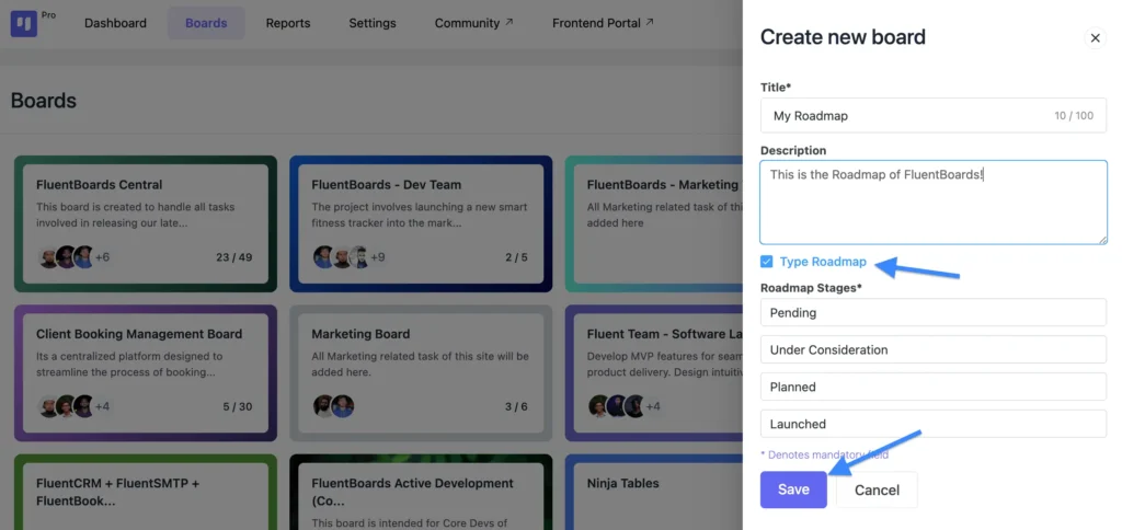 FluentBoards 1.21: Introducing FluentRoadmap!